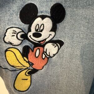 Disney | Jeans | Disney Blue Ankle Cropped Jeans With Mickey Mouse ...
